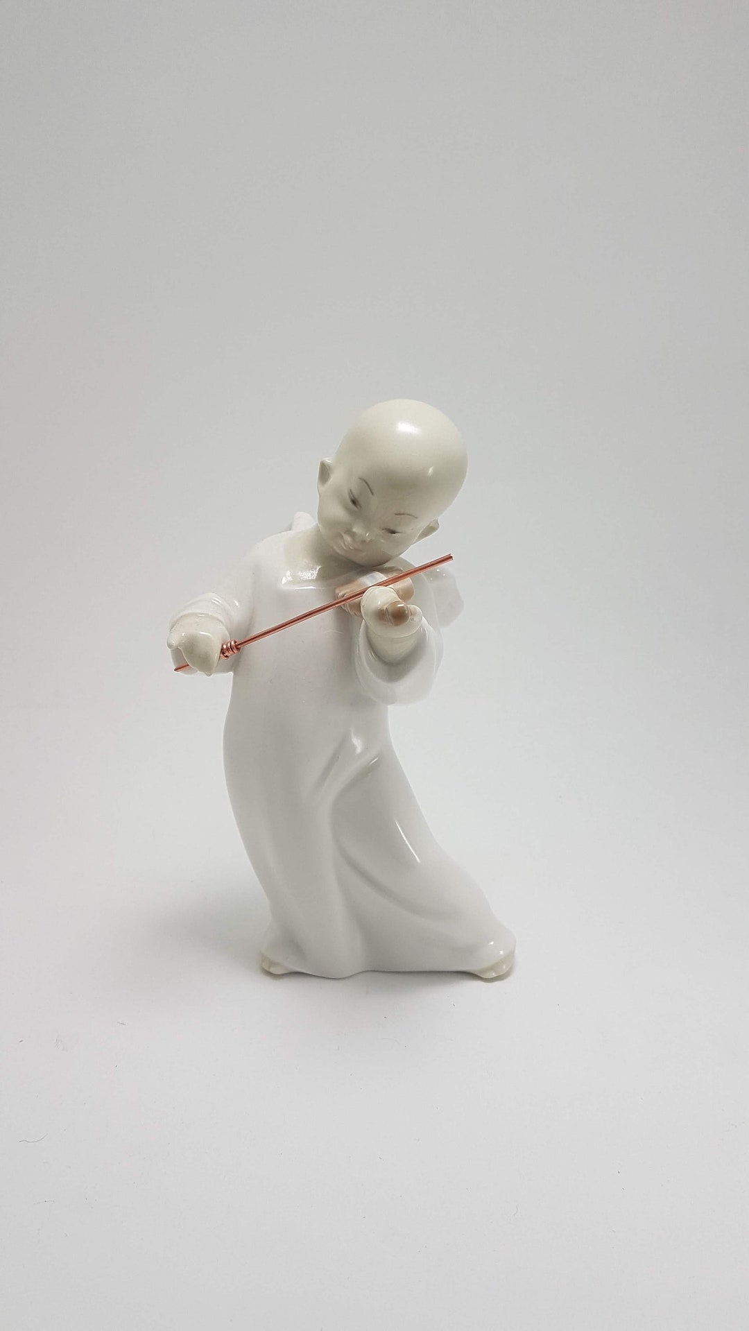 LLADRO Asian ANGEL With Violin Porcelain Figurine - Etsy