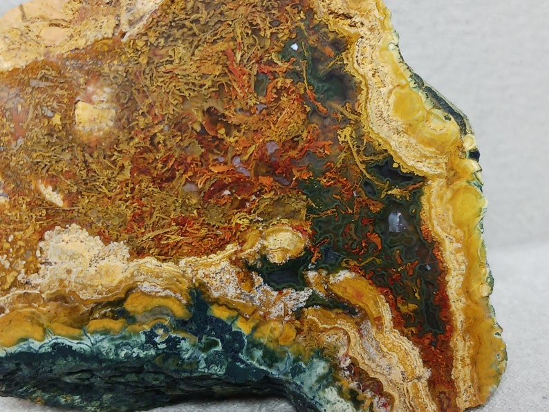 Orpheus Agate Display Specimen, Polished Agate, Green Agate, Rare Agate ...