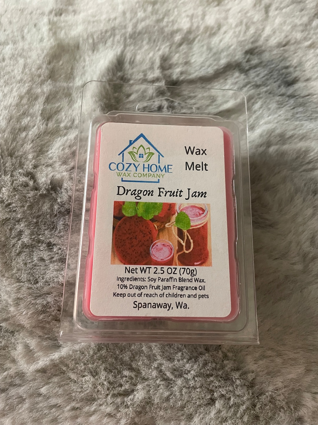 Dragon Fruit Jam 2.5oz Wax Melt Strong Scent Gift Idea Wax Tart Candle ...