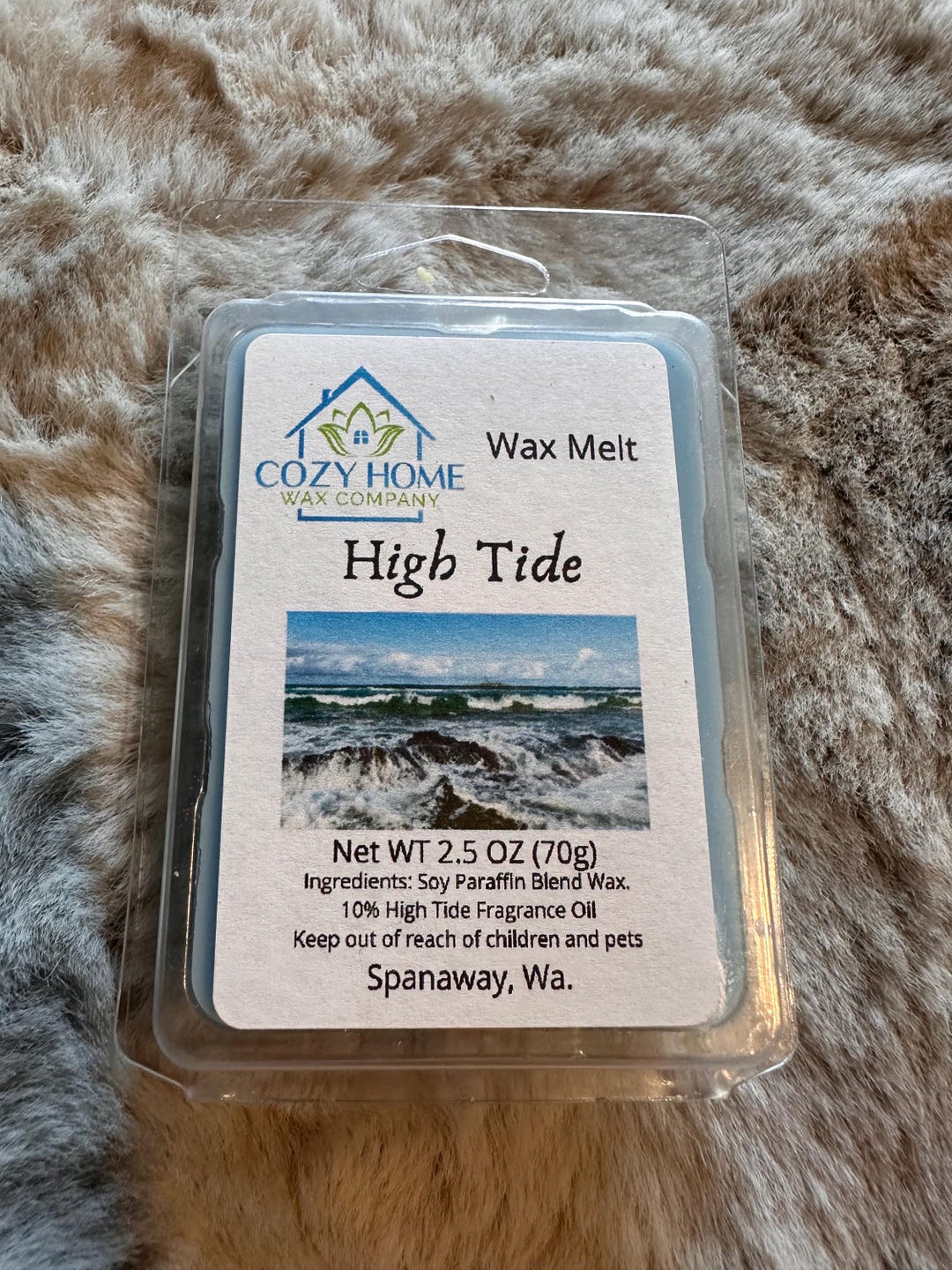 High Tide 2.5oz Wax Melt Ocean Ozone Beach Strong Scent Gift Idea Wax ...