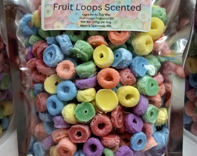 Fruit Loops Shaped and Scented Wax Embeds Pack of Wax Embeds 9oz Bag ...