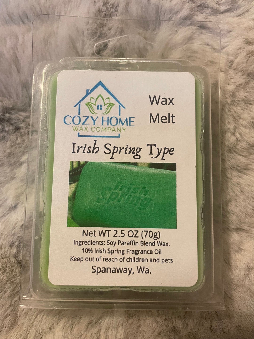 Irish Spring Type 2.5oz Wax Melt Strong Scent Gift Idea Wax Tart Candle ...