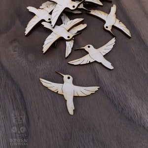 Hummingbird Wooden Cut Outs Embellishments Unfinished Blank Set - Etsy