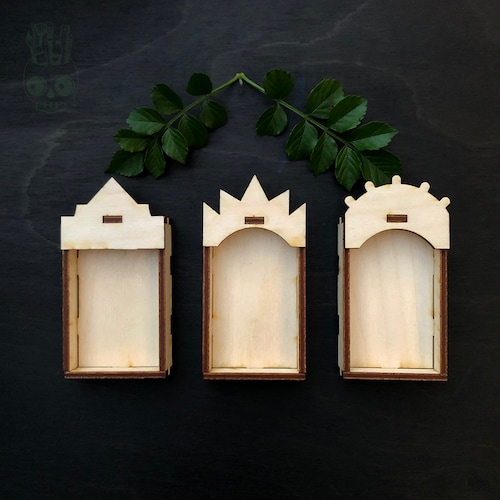 Mini Chapel Nicho Wood Blank Set of 3 - Etsy