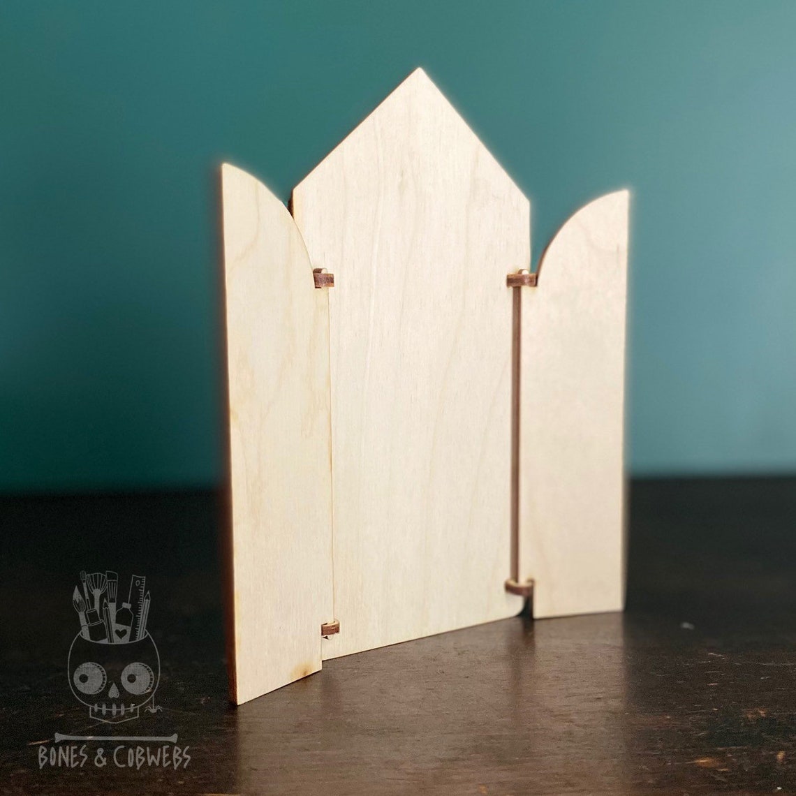 TRIANGLE 6" Retablo With Doors Triptych - Etsy