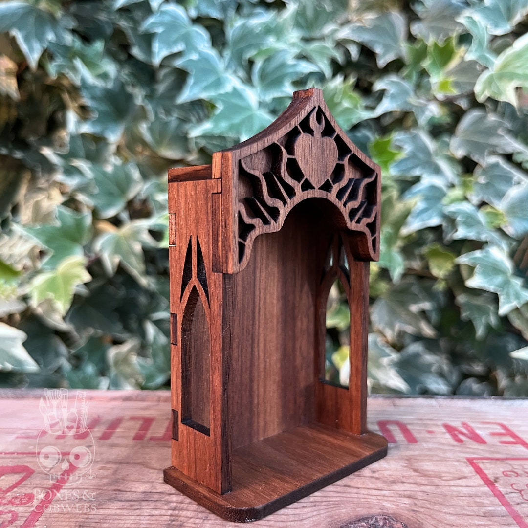 Walnut Sacred Heart Small Nicho Ofrenda Shrine Altar - Etsy