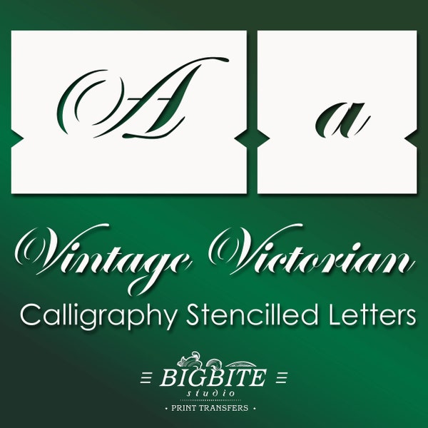 Victorian Calligraphy Alphabet - Etsy