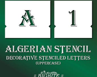 Algerian font | Etsy
