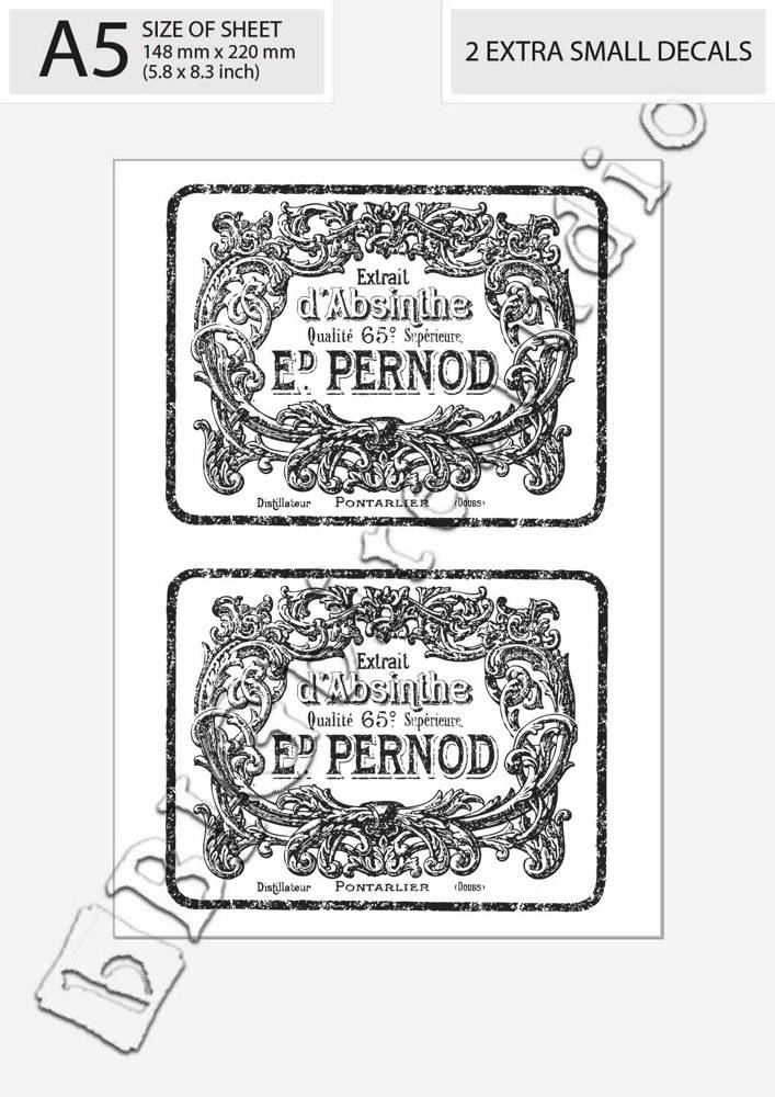 Water Decal Print Transfer to Furniture Wood or Paper - Etsy