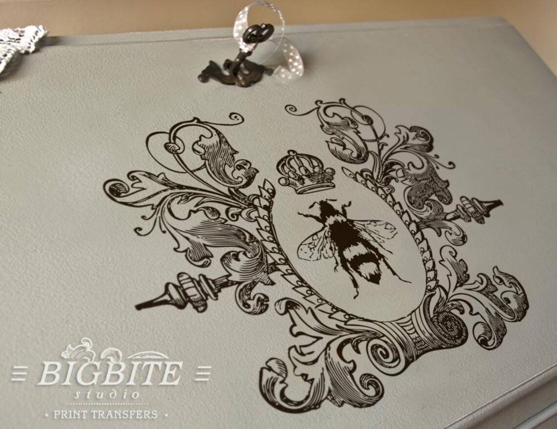 Water Decal Print Transfer to Furniture Wood or Paper | Etsy