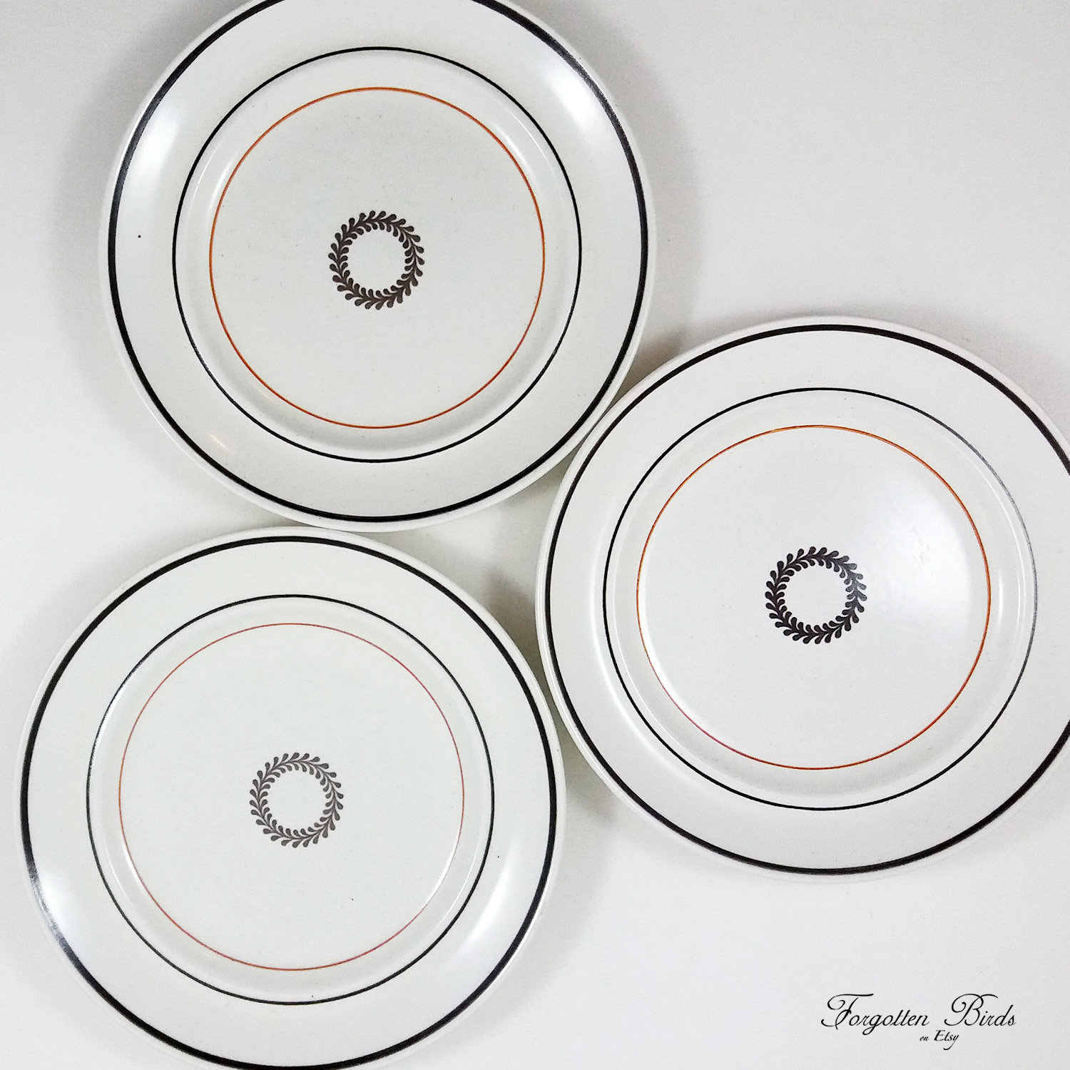 Set of 3 Gustavsberg CONSUL Plates Ø 19.5 Cm by Stig Lindberg | Etsy