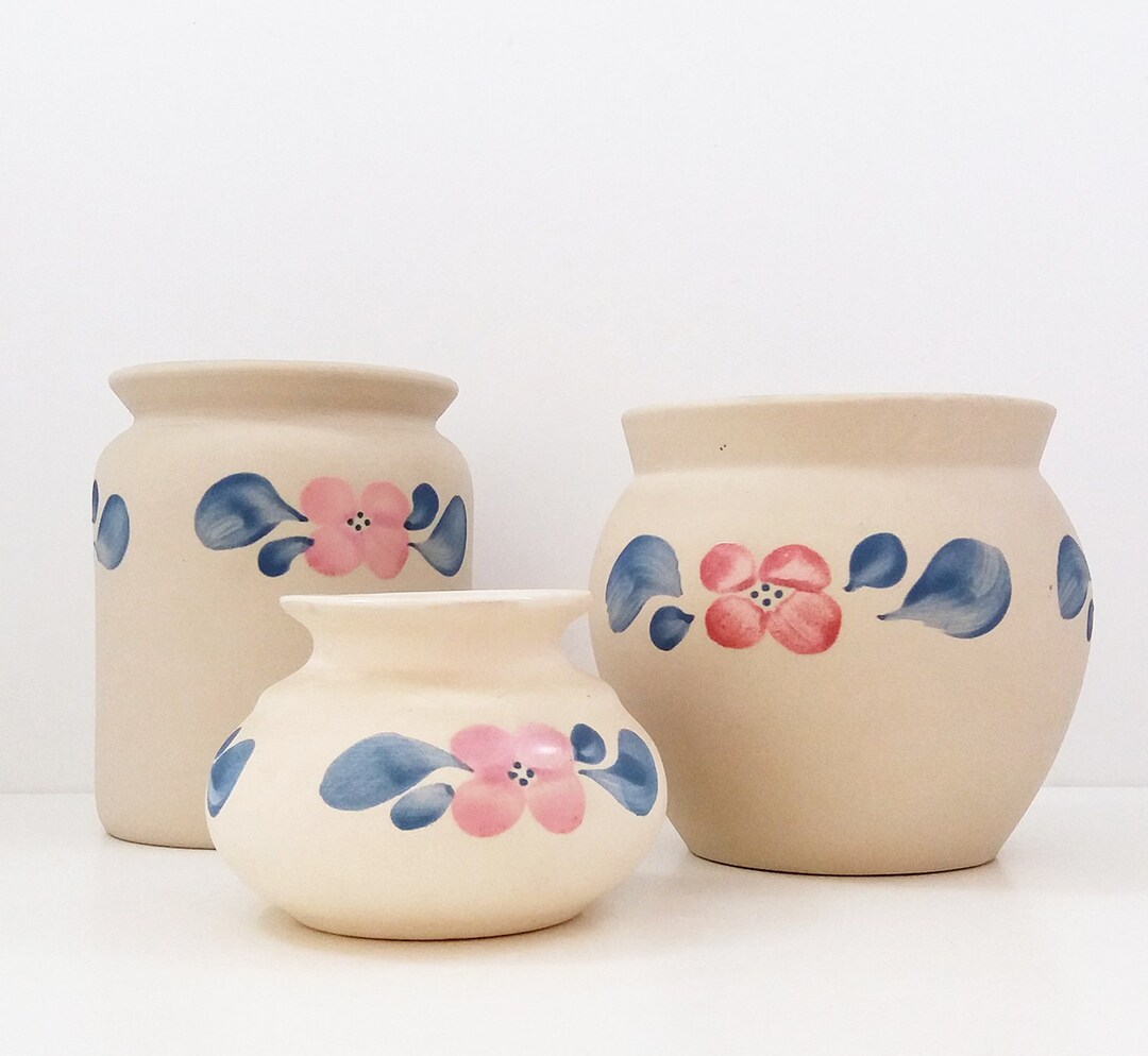 Set of 3 Gabriel Keramik Stoneware Jars / Vintage Swedish Mid Century ...