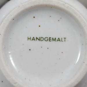 Set of 4 Vintage Handleless Tea Cups / Small Speckled Stoneware Bowls ...