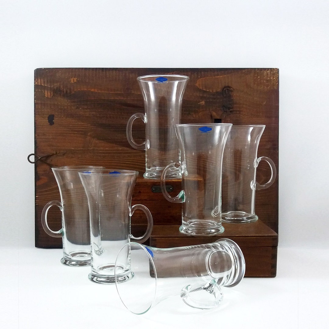 Set of 6 Nuutajärvi Finland Irish Coffee Glasses by Heikki Orvola ...