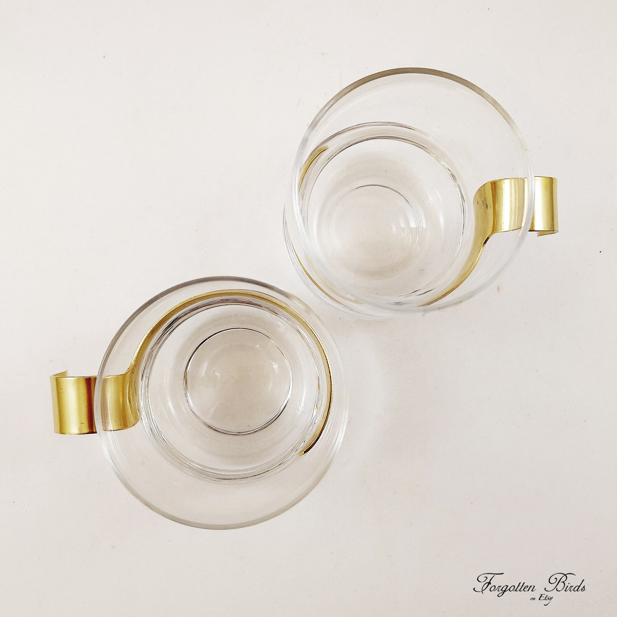 Set of 2 Iittala Finland PAULA Glass Mugs 22 Cl Designed by - Etsy
