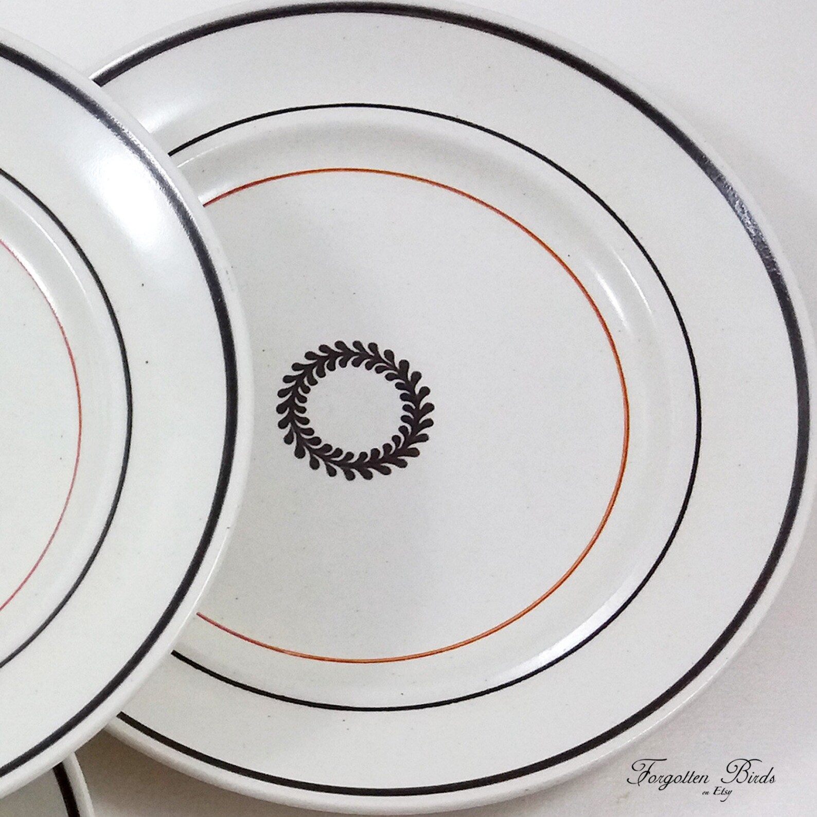 Set of 3 Gustavsberg CONSUL Plates Ø 19.5 Cm by Stig Lindberg / Vintage ...