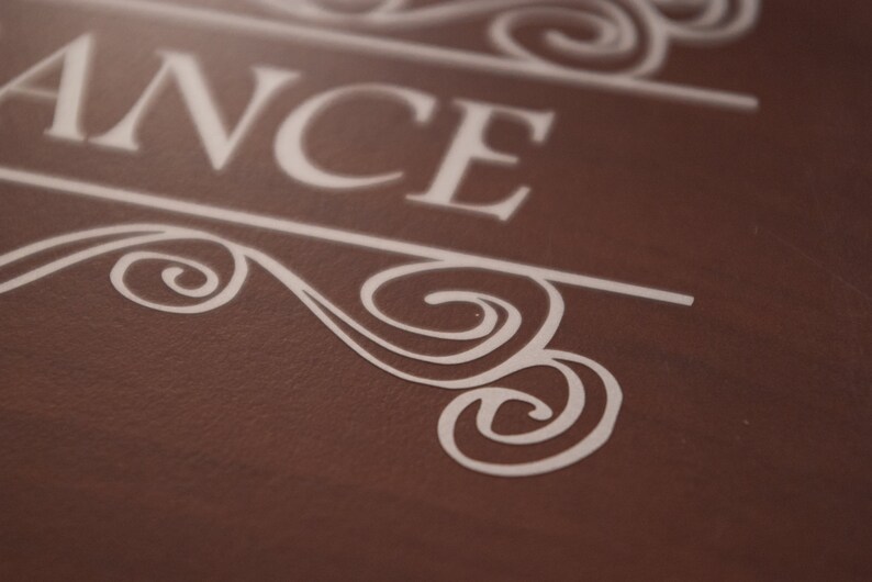 Split Scroll SVG Fancy frame for family name initials | Etsy