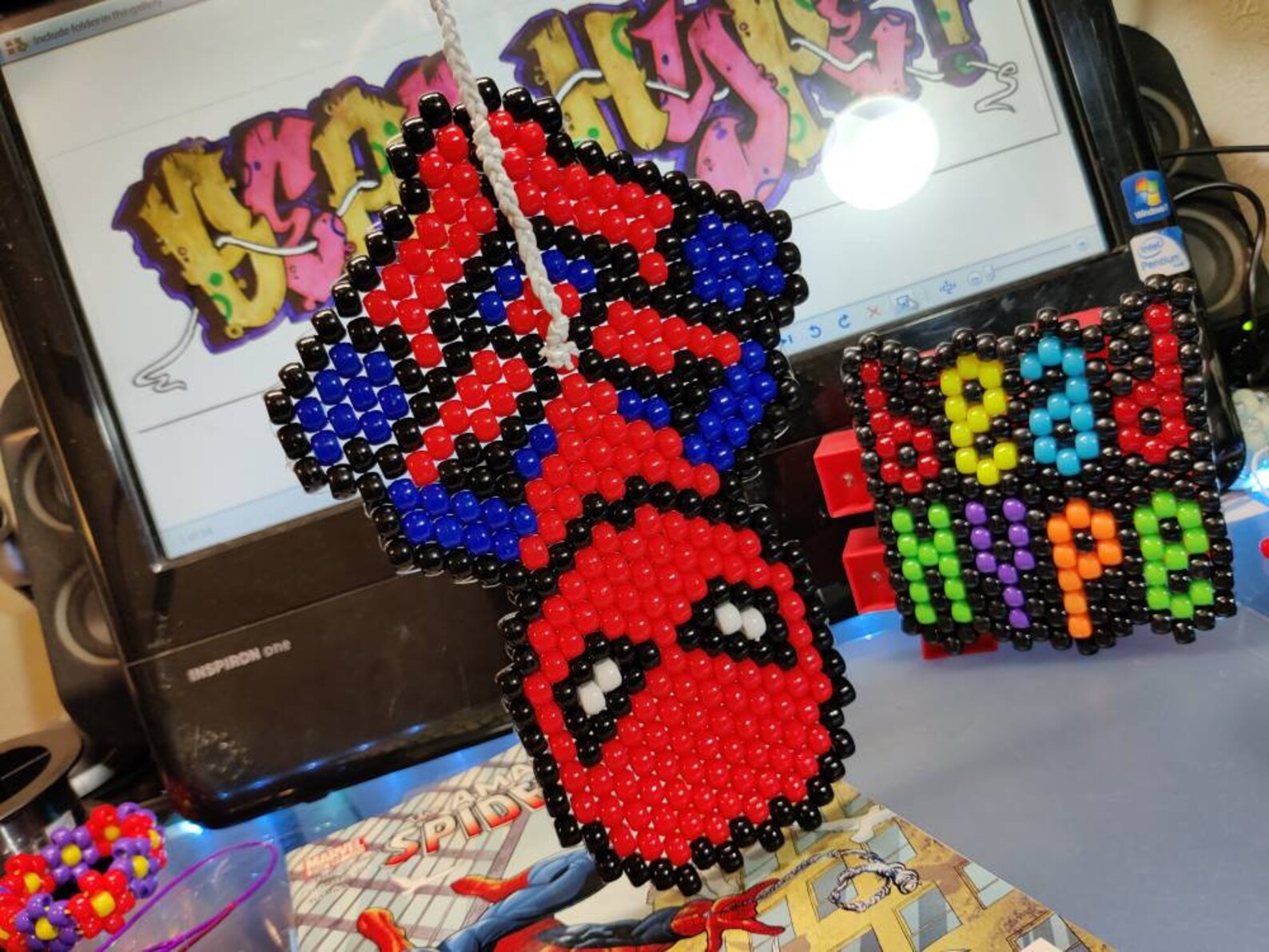 Spiderman peyote Stitch - Etsy