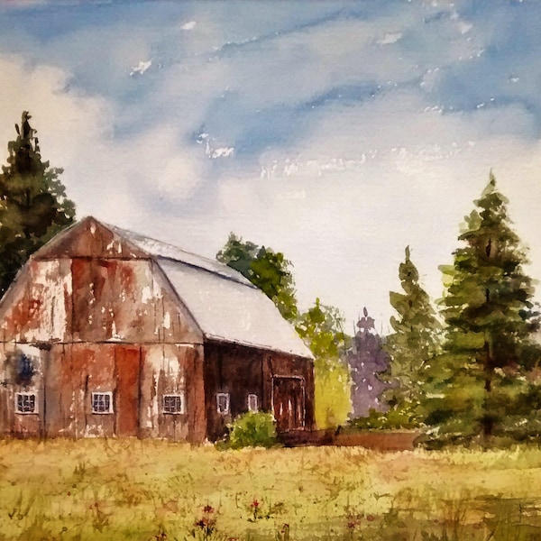 Old Barn Paintings - Etsy