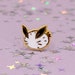 Sea Bunny Hard Enamel Mini Pin Gold, White, Black Bunny Rabbit Lapel ...