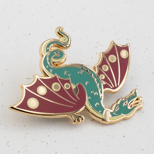 Red and Gold Dragon - Etsy