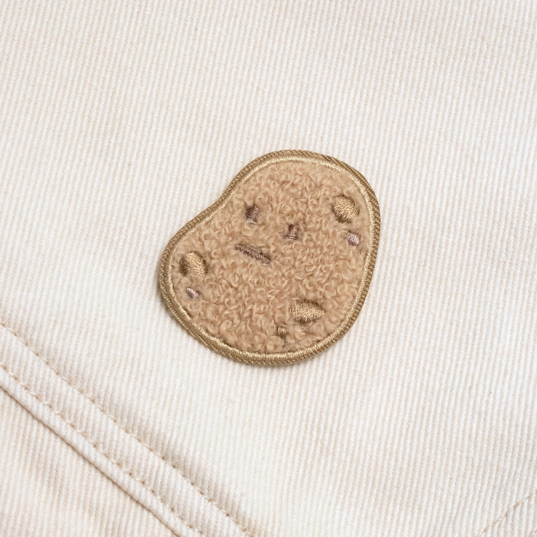 Potato Iron on Patch - Brown, Tan - DIY, Embroidered, Applique ...