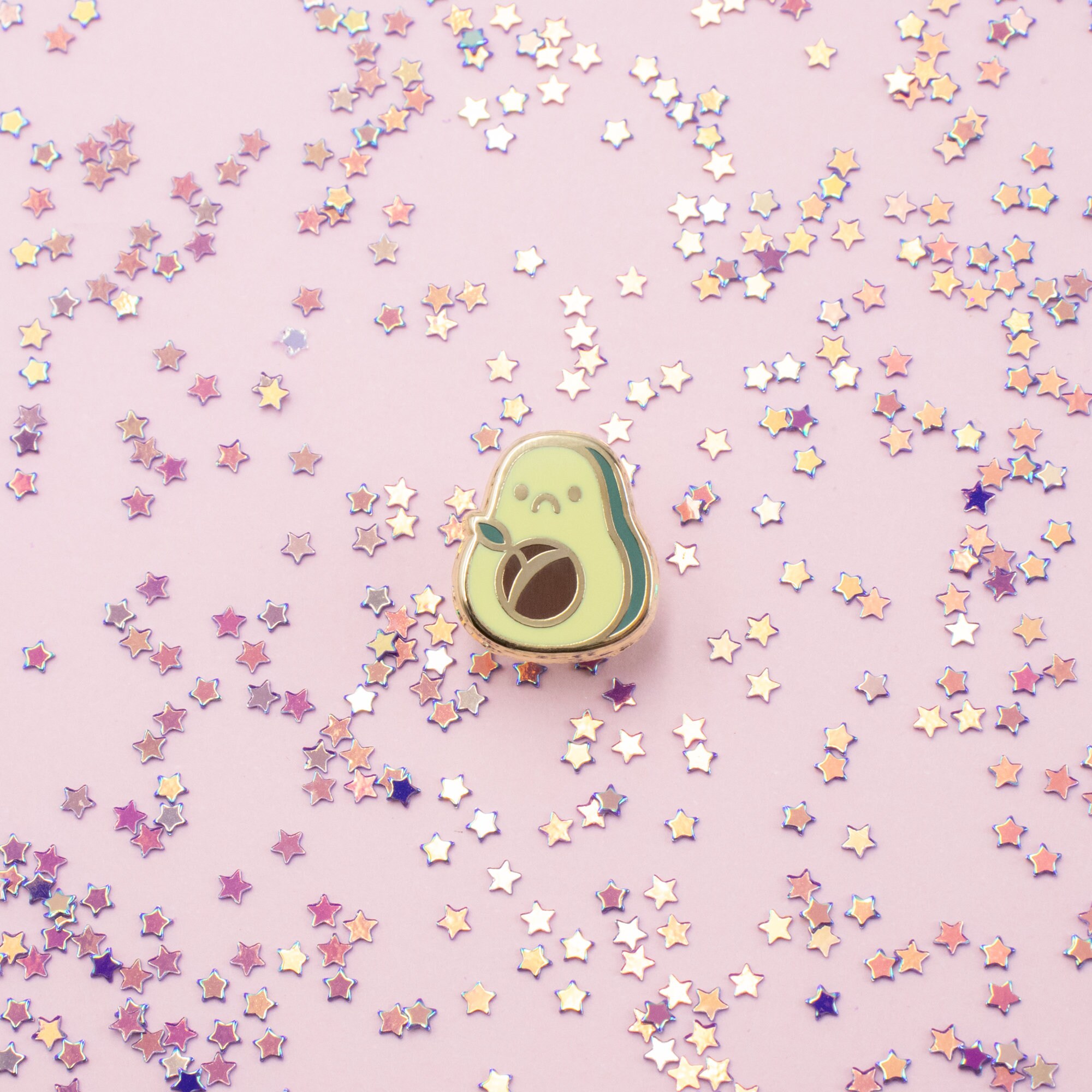 Avocado Hard Enamel Mini Pin Gold Green Brown Lapel Pin | Etsy
