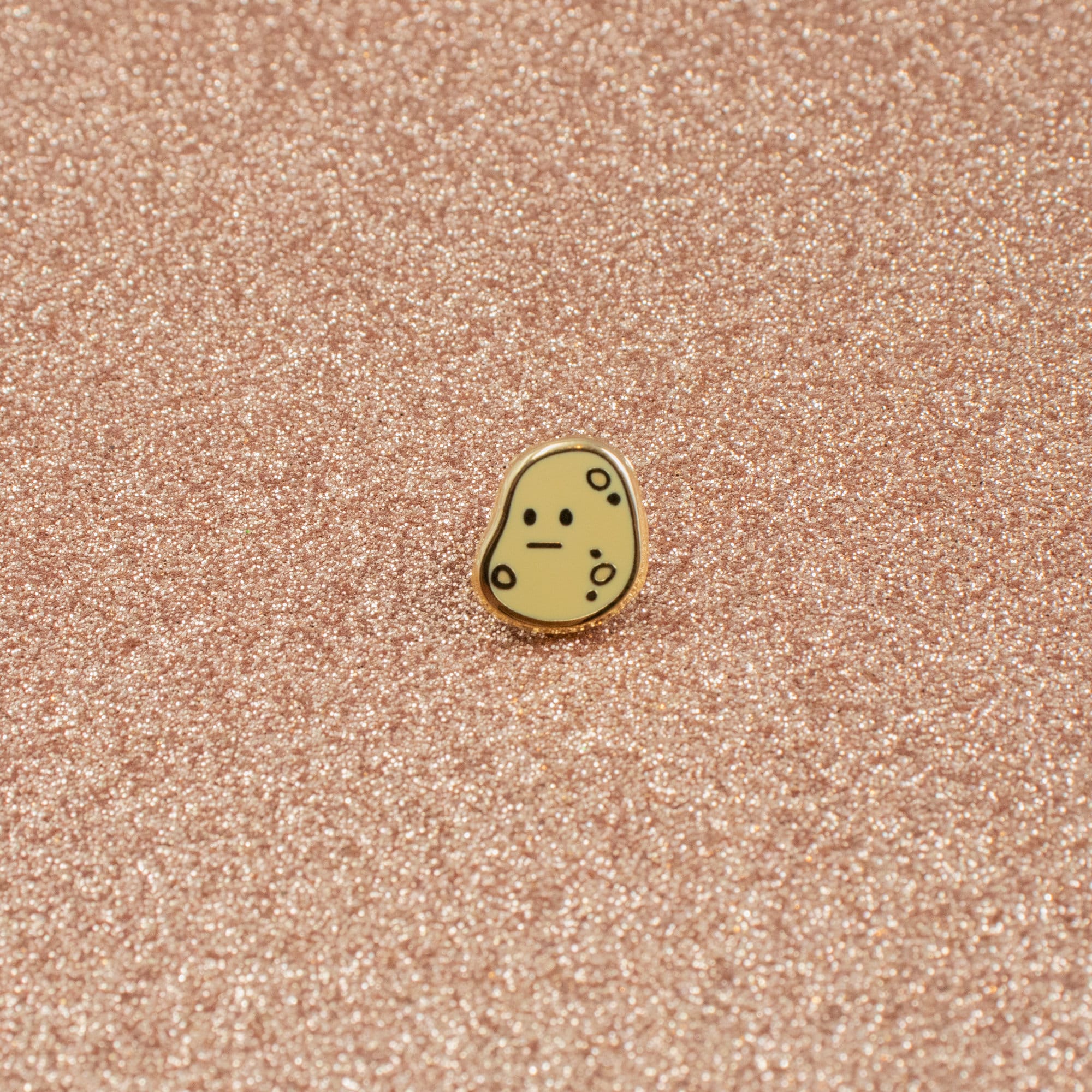 Potato Hard Enamel Mini Pin Gold Yellow Beige Lapel Pin - Etsy