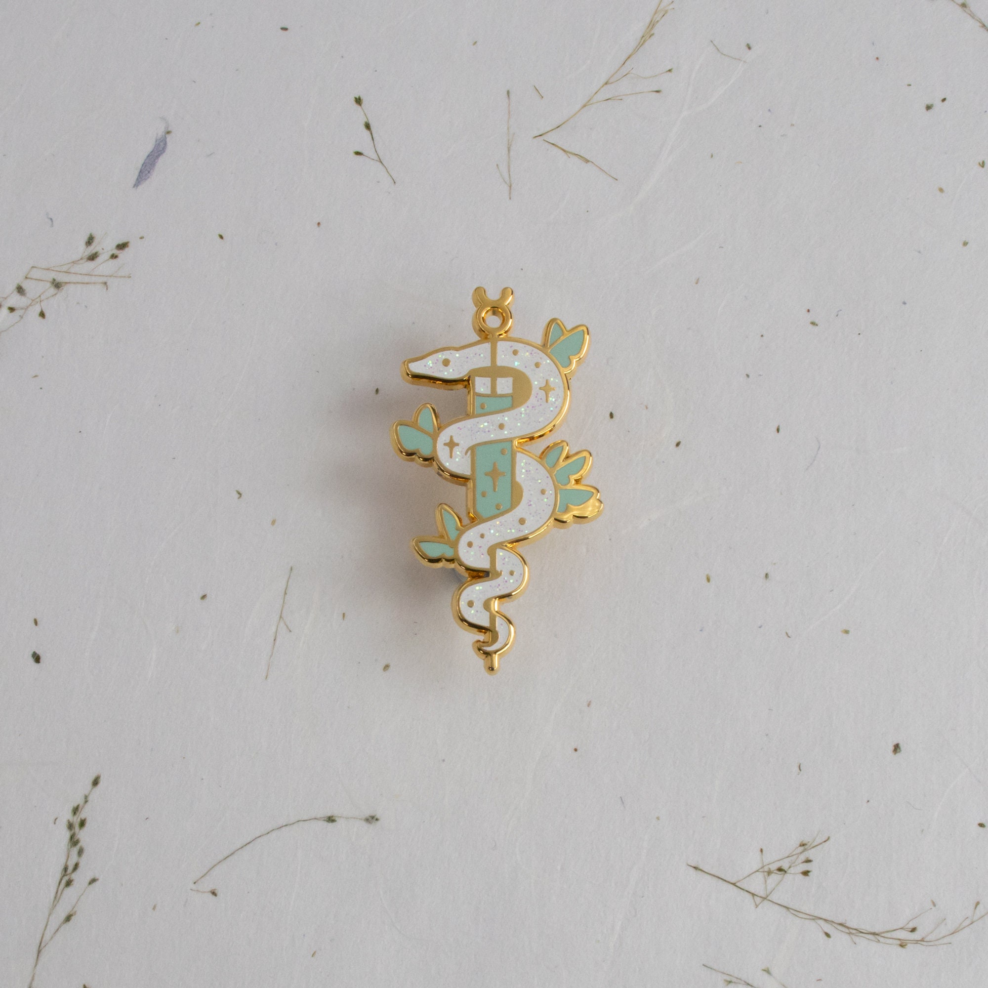 Medication Rod of Asclepius and Snake PCOS Enamel Pin Series - Etsy
