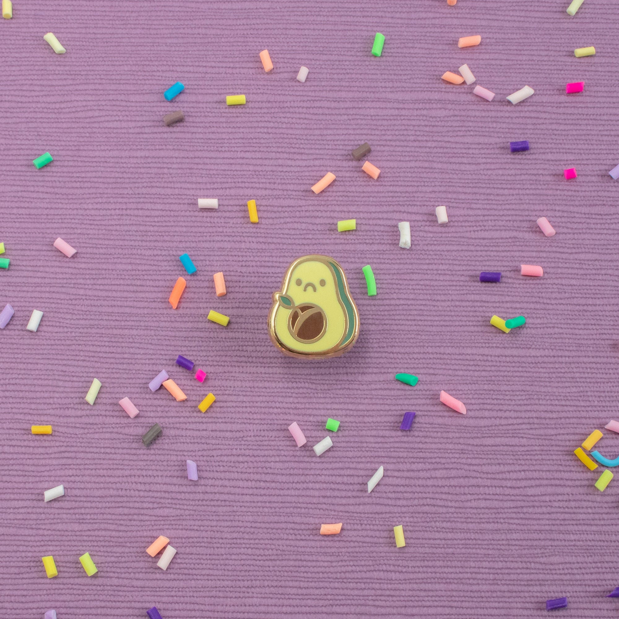 Avocado Hard Enamel Mini Pin Gold Green Brown Lapel Pin | Etsy