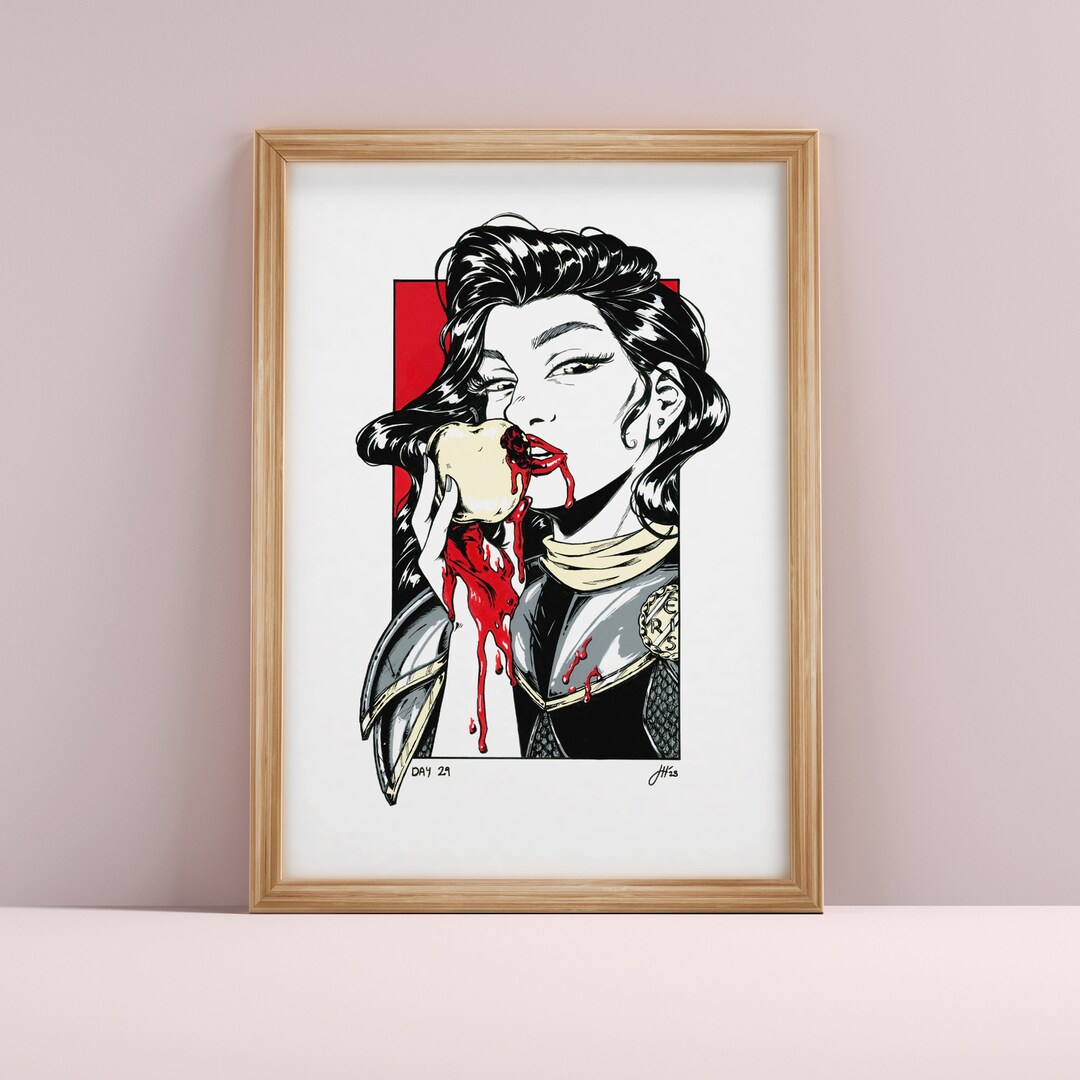 Greek Goddess Inktober #29 Eris - A4 Print - Comic Animation Art ...