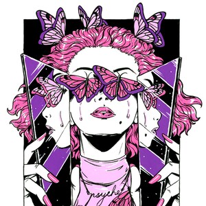 Greek Goddess Inktober #19 Psyche - A4 Print - Comic Animation Art ...