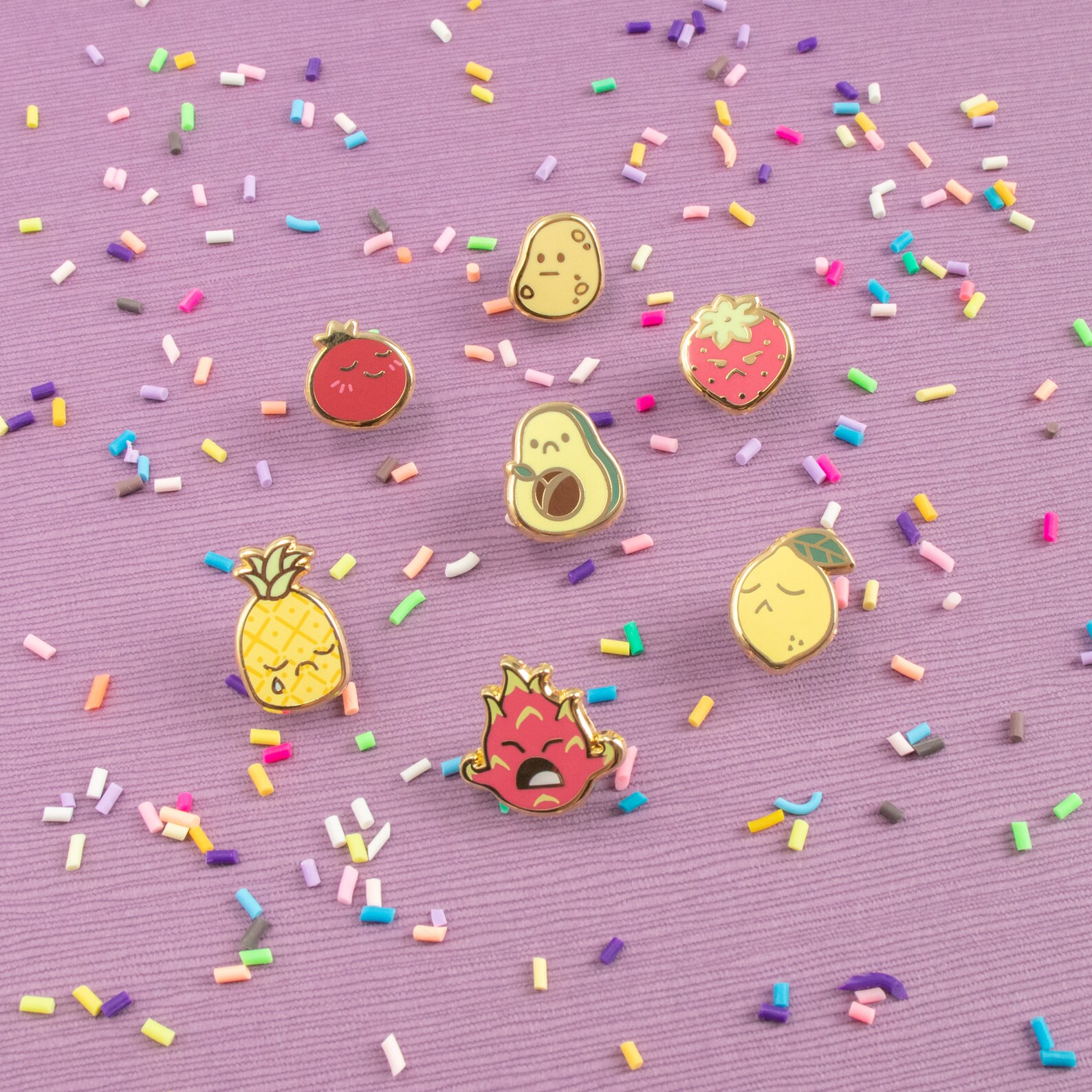 Avocado Hard Enamel Mini Pin Gold Green Brown Lapel Pin - Etsy