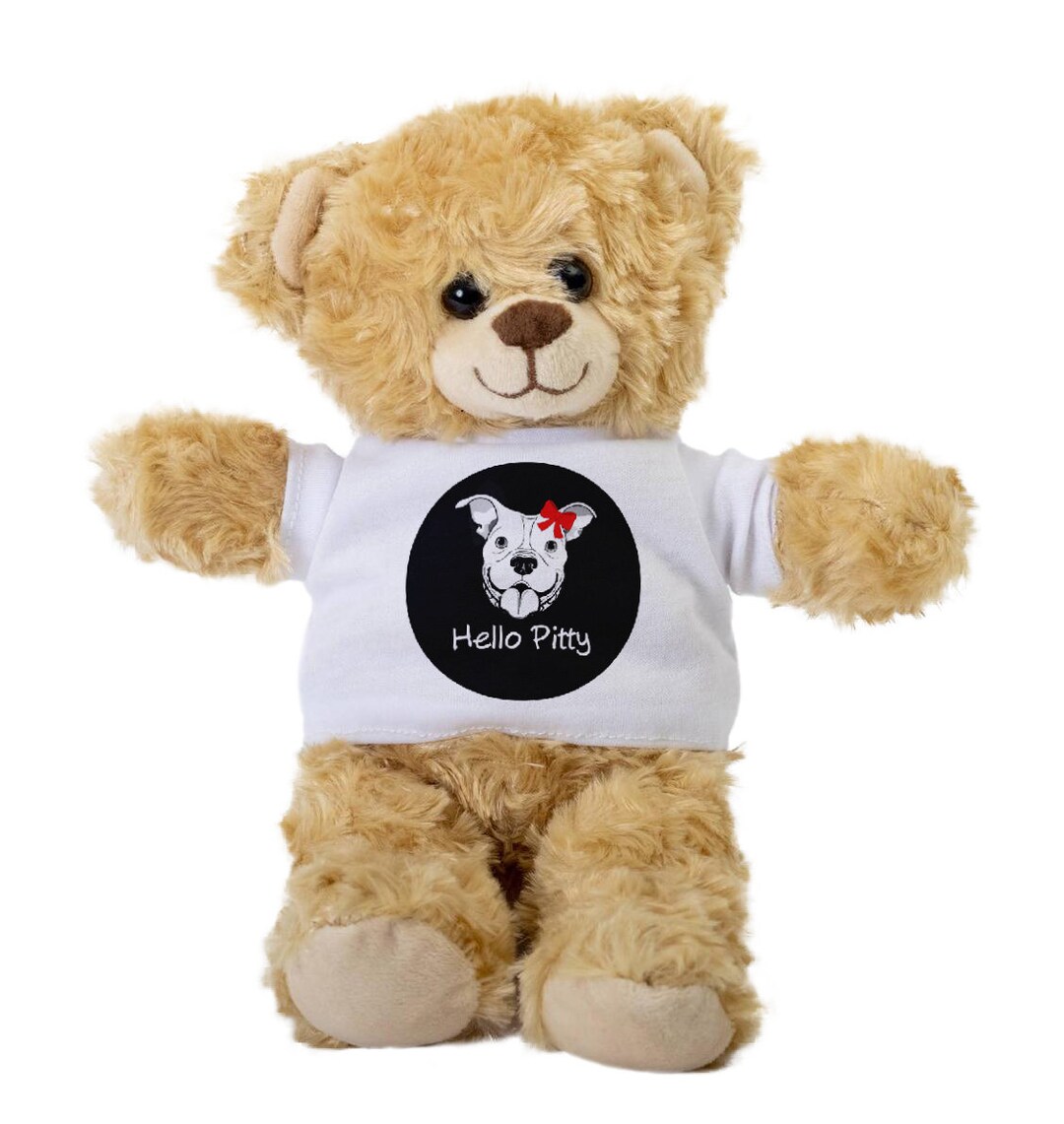 Hello Pitty Teddy Bear, Gift Stuffed Animal, Plush Teddy Bear With Tee ...
