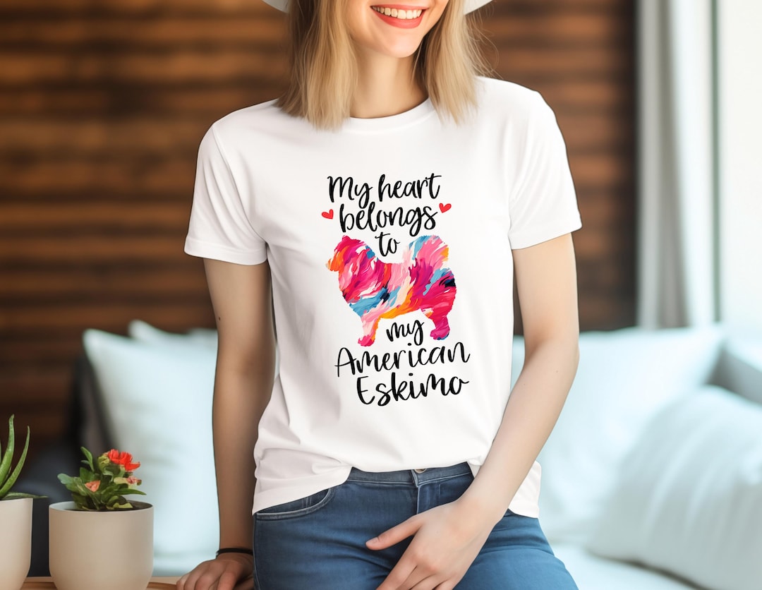 American Eskimo Shirt, American Eskimo Gift Idea, American Eskimo Tee ...
