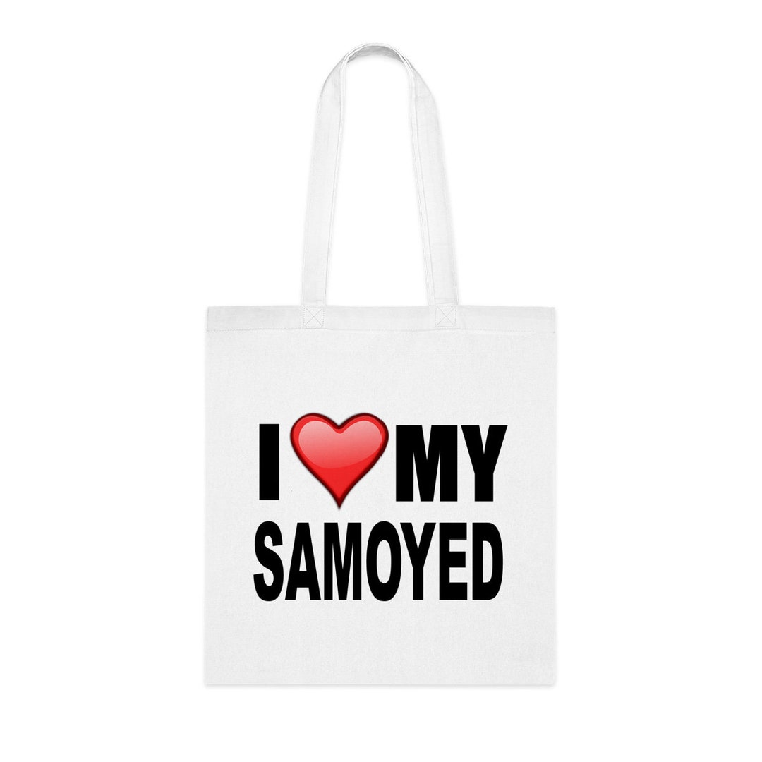 Samoyed Dog Tote Bag, Samoyed Dog Gift, Dog Birthday, Christmas Gift ...