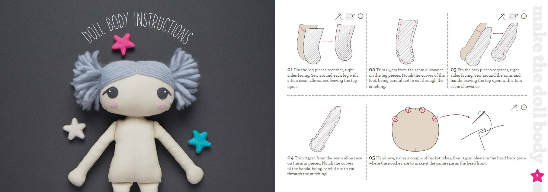 Rag Doll nami PDF Pattern and Instructions - Etsy