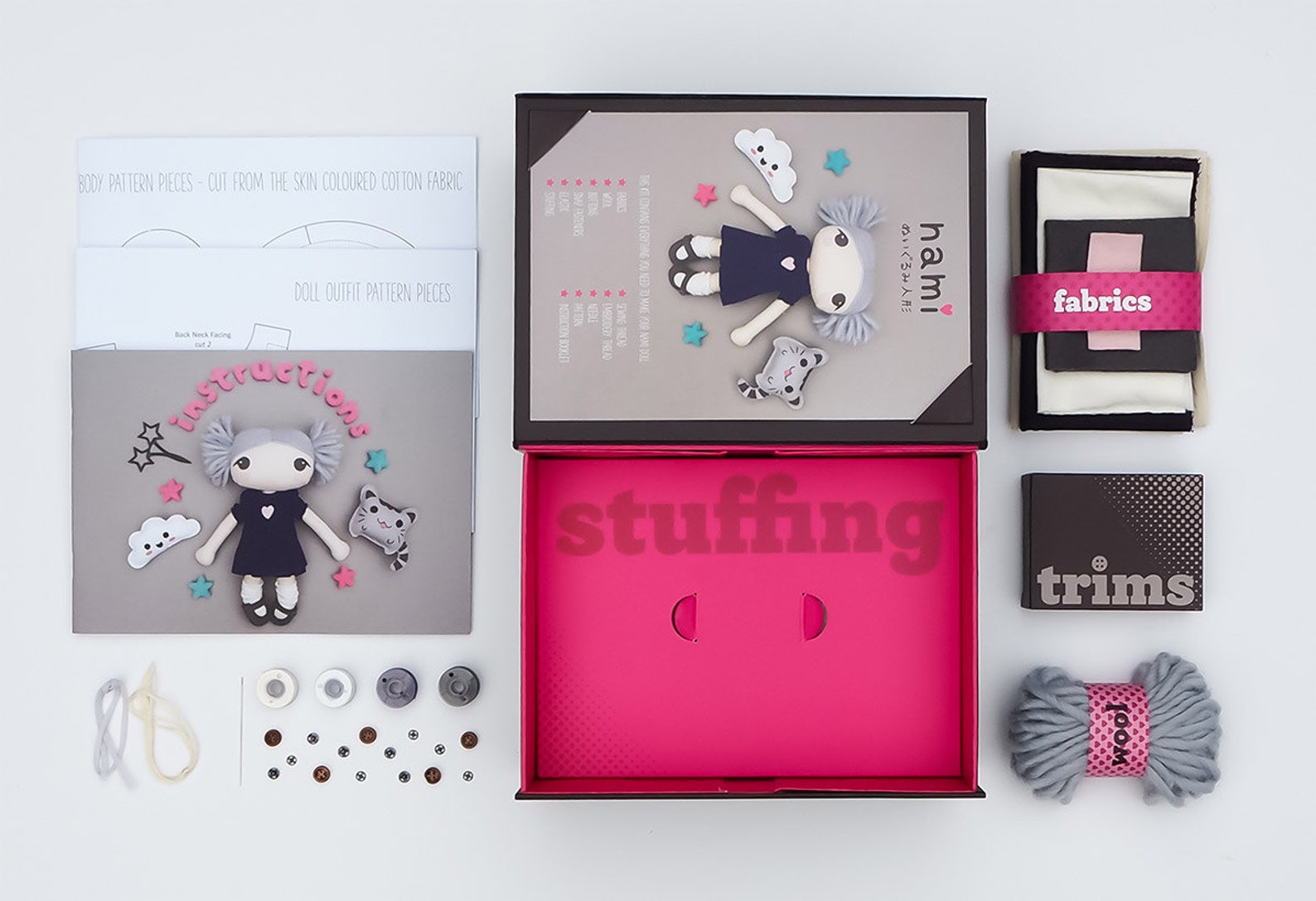 Rag Doll Kit (nami) Everything You Need to Create a Diy Cloth Doll ...