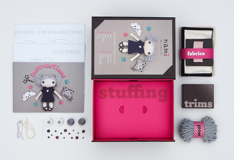 Rag Doll Kit (nami) Everything You Need to Create a Diy Cloth Doll ...