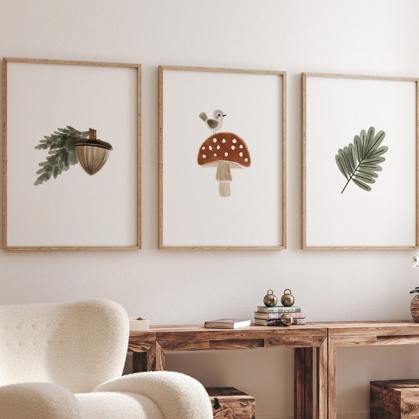 Woodland Wall Art - Etsy