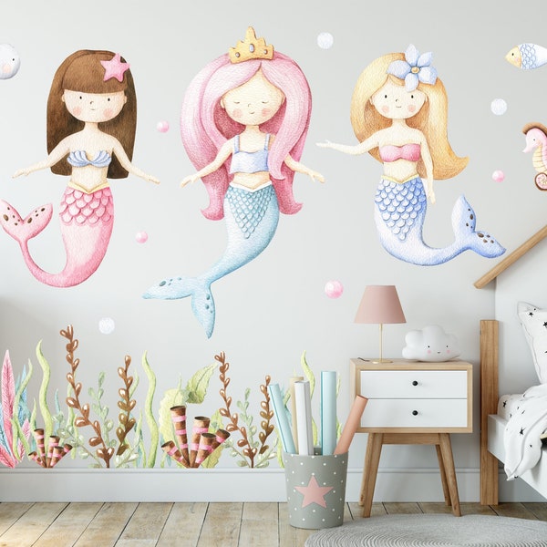 Mermaid Decal - Etsy