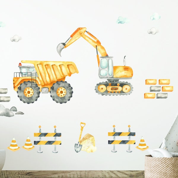 Construction Decal - Etsy