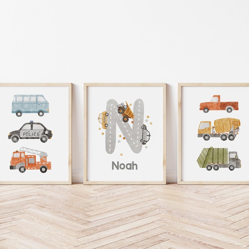 Personalized Transport Prints - Etsy