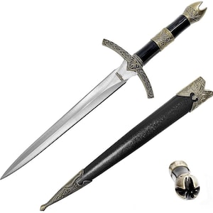 Personalized FANTASY DAGGER 12" + Sheath Custom Dagger Custom Cosplay ...