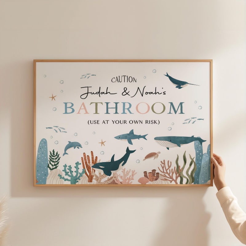 Coastal Bathroom Decor - Etsy