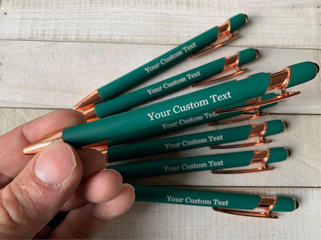 Custom Rose Gold Pens, Personalized Business Pens, Bulk Custom Pens, Promotional Pens ...