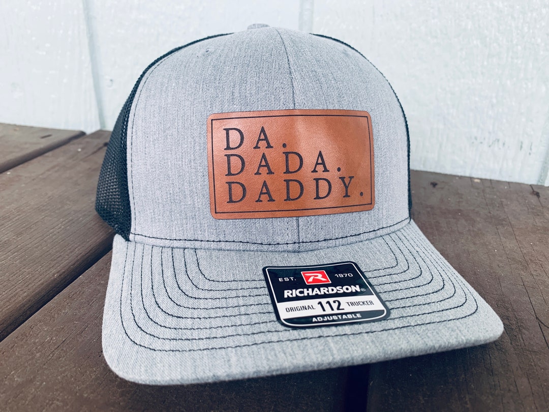 Da Dada Daddy Hat -REAL LEATHER - Fathers Day Gift Perfect Gift for New ...