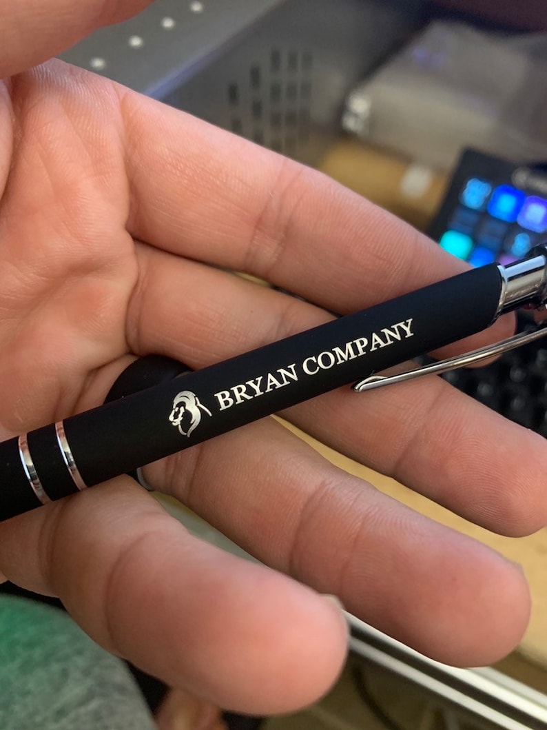 Custom Logo Pens Personalized Business Pens Bulk Custom - Etsy