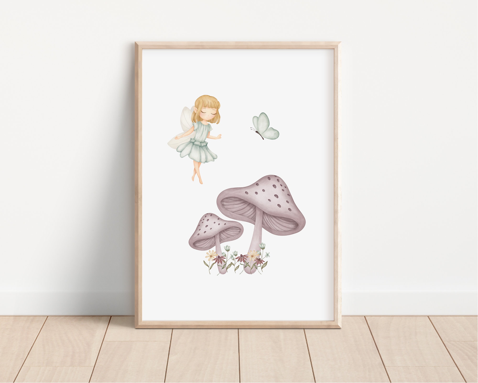 Fairies PRINTED Fairy Art Print, Fairy Girl Nursery , Fairy Decor ...