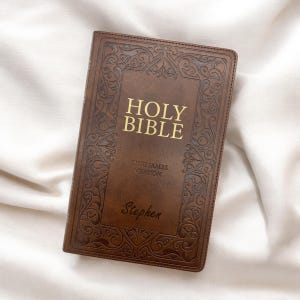 Personalized King James HOLY Bible KJV Custom Engraved KJV Bible ...